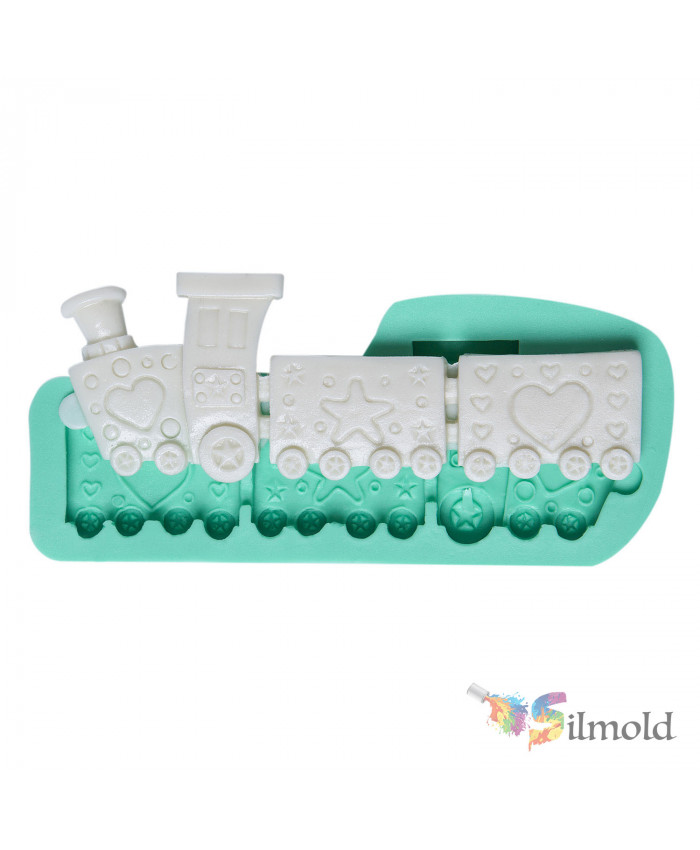 Pretty Train Silicone Mold